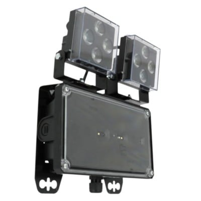 BAP RTC - Twin LEDs Spotlight - 1500lm output - 1h autonomy - IK07 & IP65 protection - Product for sale