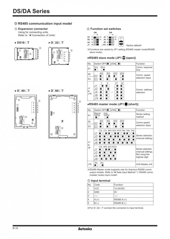 DS/DA Series document page 5