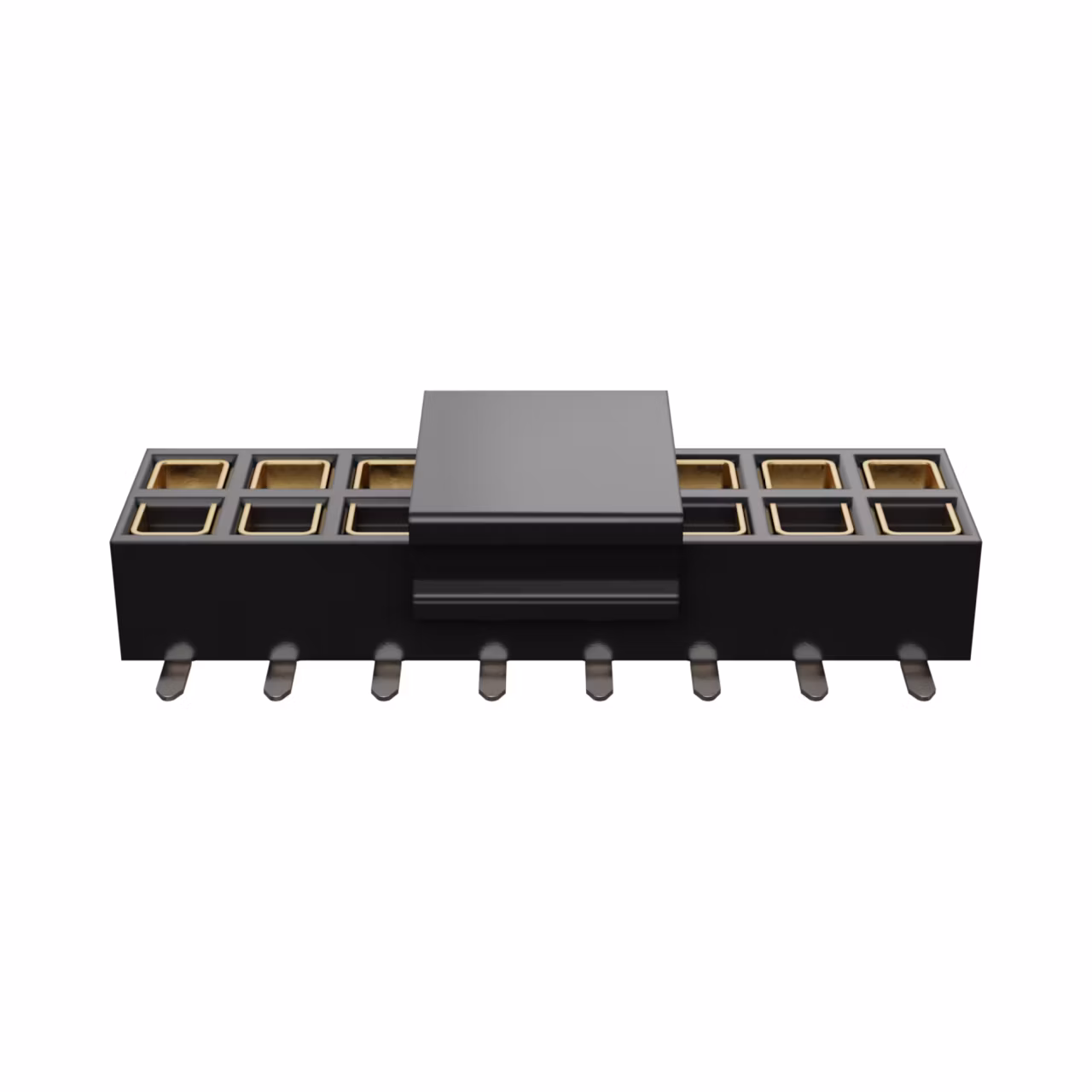 2.00mm Pitch Milli-Grid Receptacle, Surface Mount, Bottom Entry, 0.38µm Gold (Au) Plating, 16 Circuits, with Pick-and-Place Cap, Tube, Lead-Free for sale