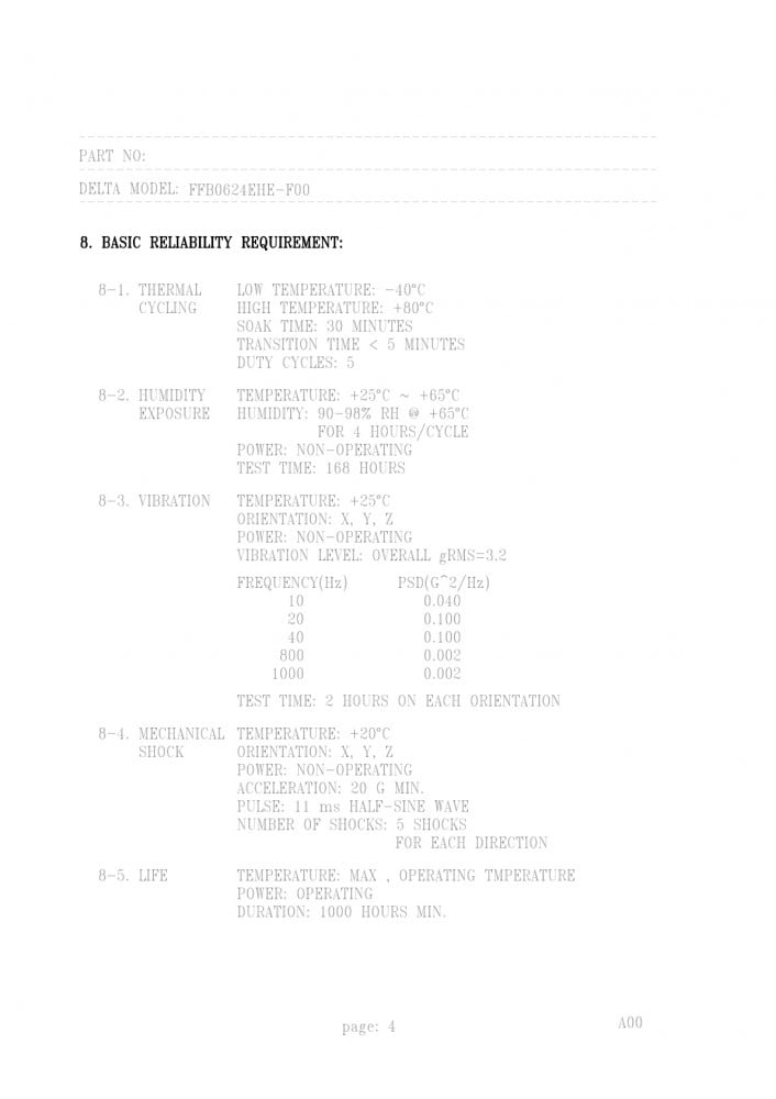 FFB0624EHE-F00 approval specification page 5