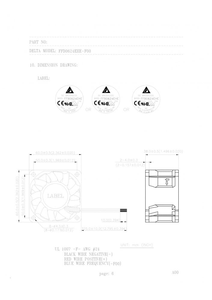 FFB0624EHE-F00 approval specification page 7