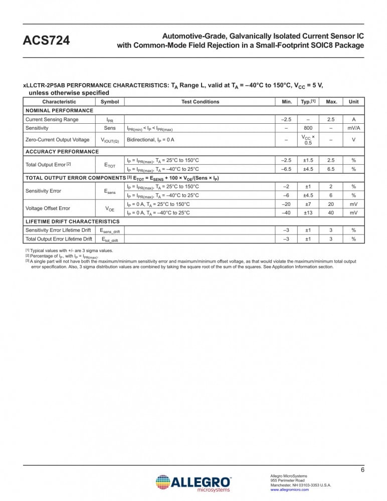 ACS724 datasheet page 6