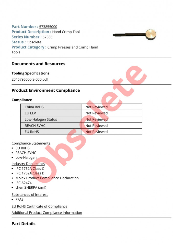 Product document image, page 1