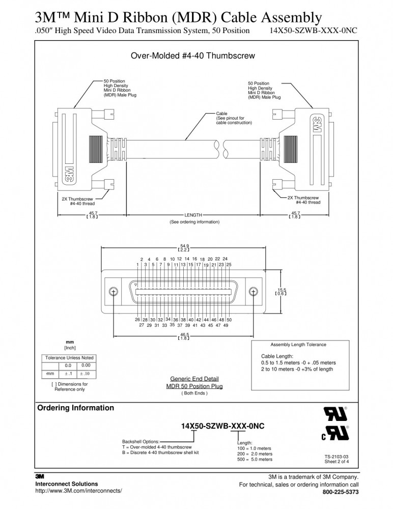 3M TS-2103 technical document page 2