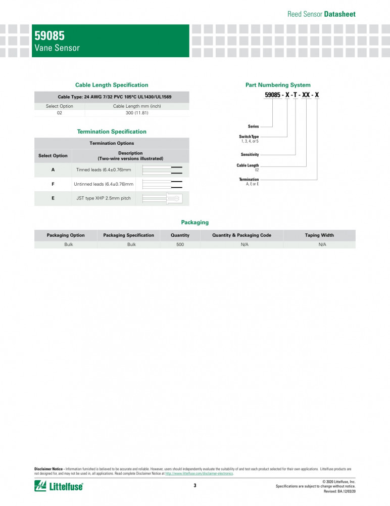 59085 series datasheet page 3