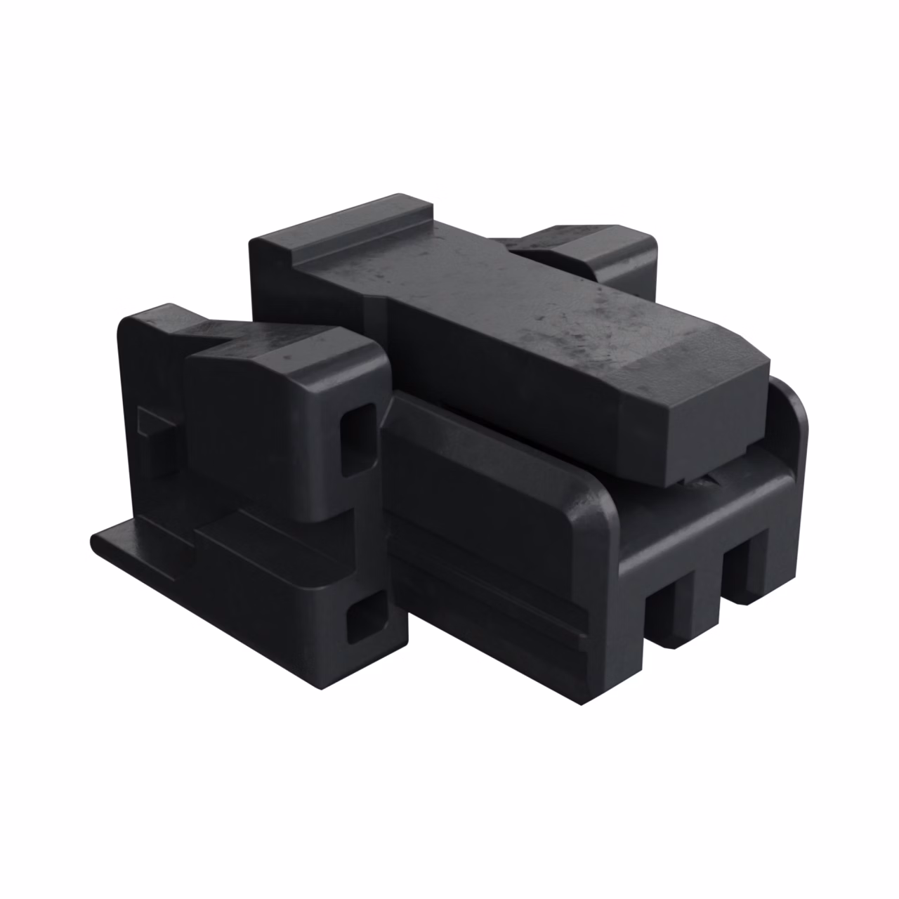 Micro-Lock Plus TPA Type Receptacle Housing, 1.25mm Pitch, Low-Halogen, Single Row, Positive Lock, 2 Circuits, Black for sale