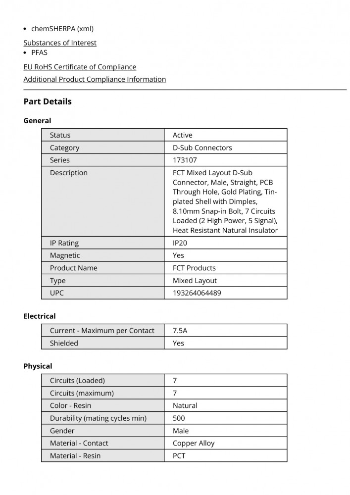 MOLEX 1731071812 drawing preview, page 2