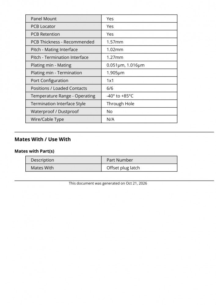 MOLEX 955517667 product document image 3
