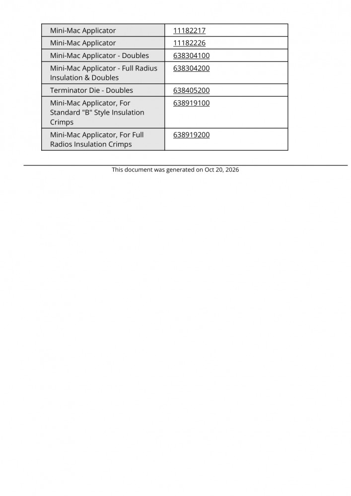 Tooling specification preview, page 3