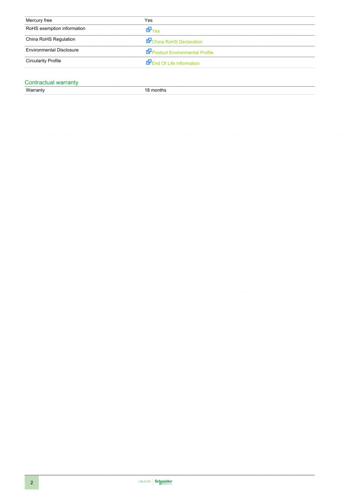 ZBA145 technical document page 2
