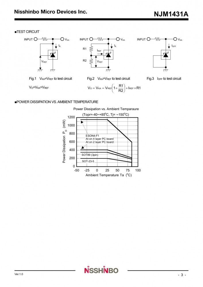 NJM1431A datasheet page 3