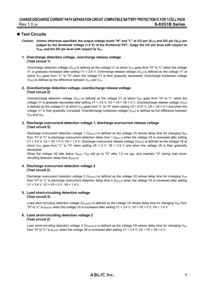 S-82G1B datasheet page 9