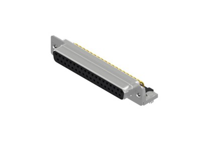 D-SUB Standard • 37-pos. • Socket • Solder pin angled .318