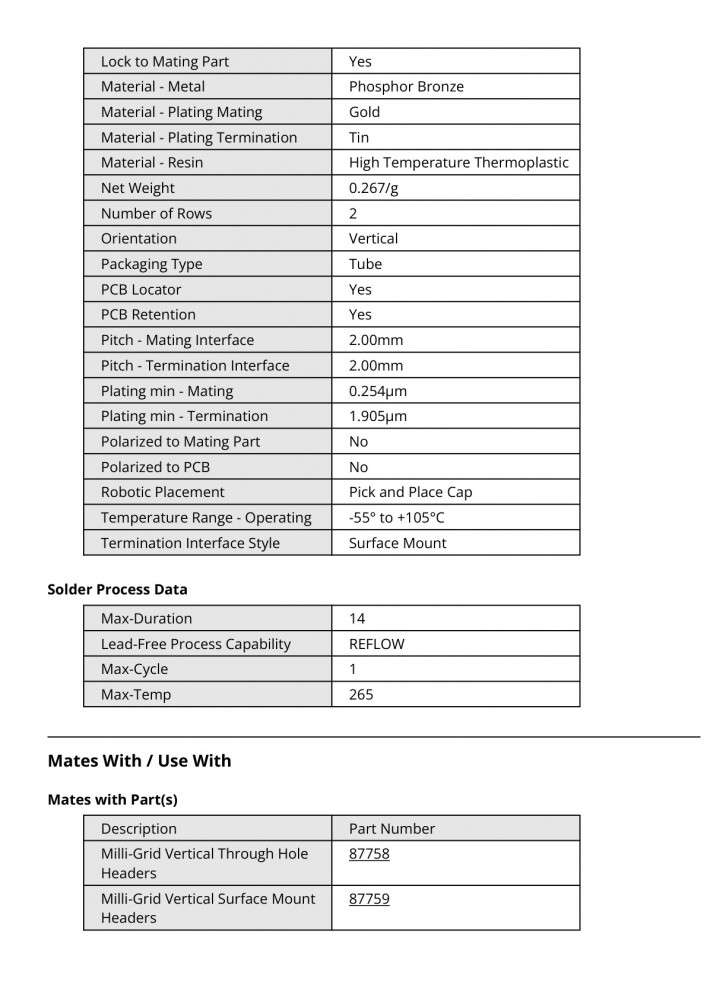 MOLEX 873401065 document image, page 3