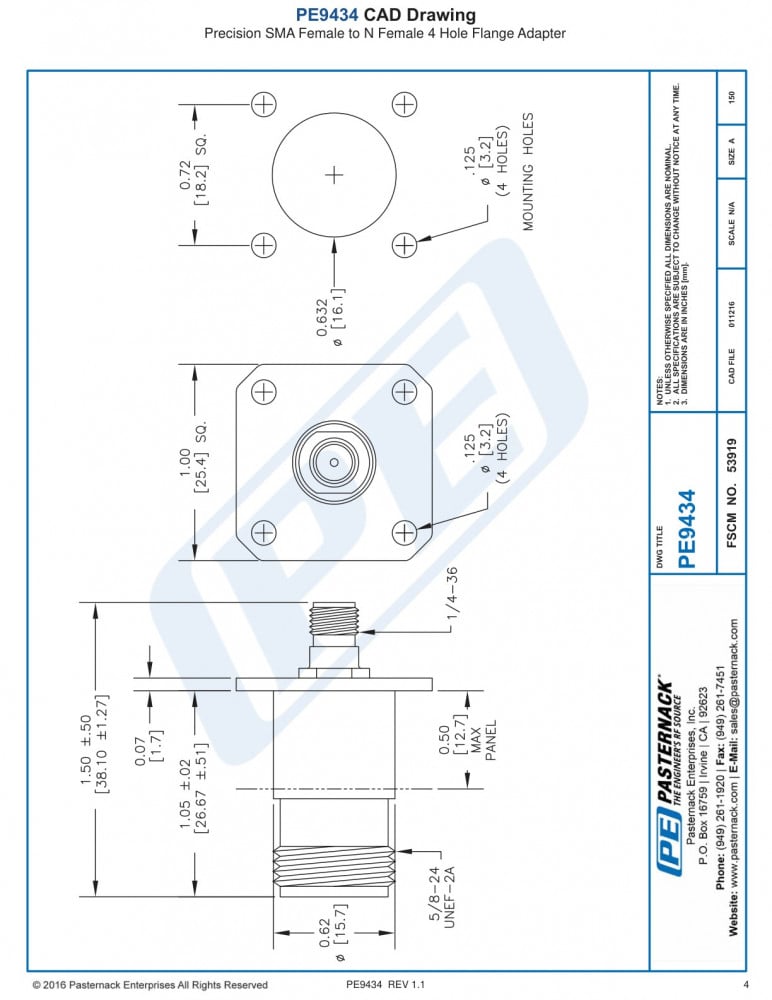 PE9434 technical document page 4