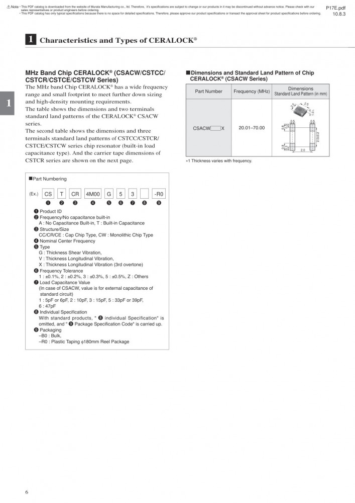 CERALOCK application manual page 8