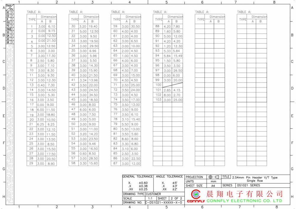 DS1021 technical drawing page 2