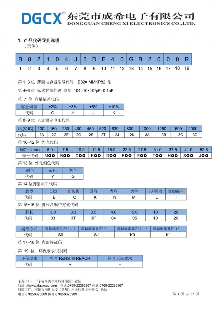 DGCX specification approval document page 4