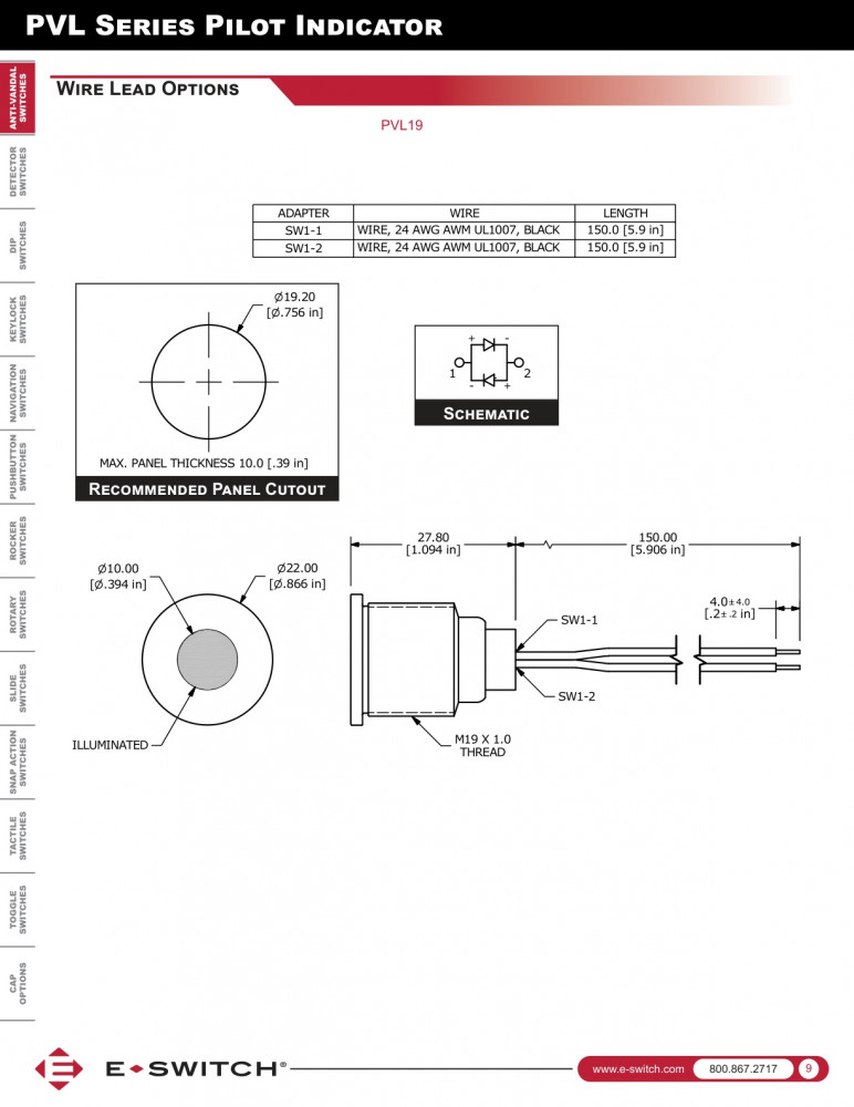 PVL series datasheet page 9