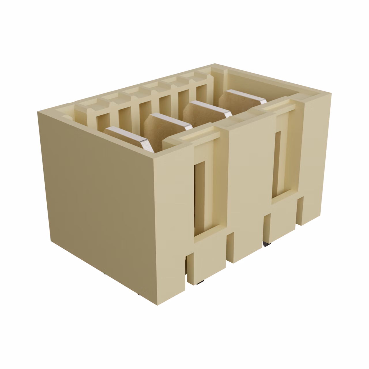Appli-Mate RAST 5 Header, Vertical, 4 Circuits, Tin (Sn) Plating, Position Keys 1a & 4b, Code Key 01c, Latches Between Circuits 1 & 2 and 3 & 4, PCB Polarization A, Glow-Wire Capable for sale