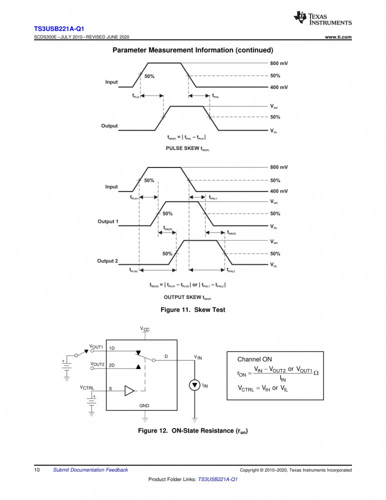 TS3USB221A-Q1 datasheet page 10