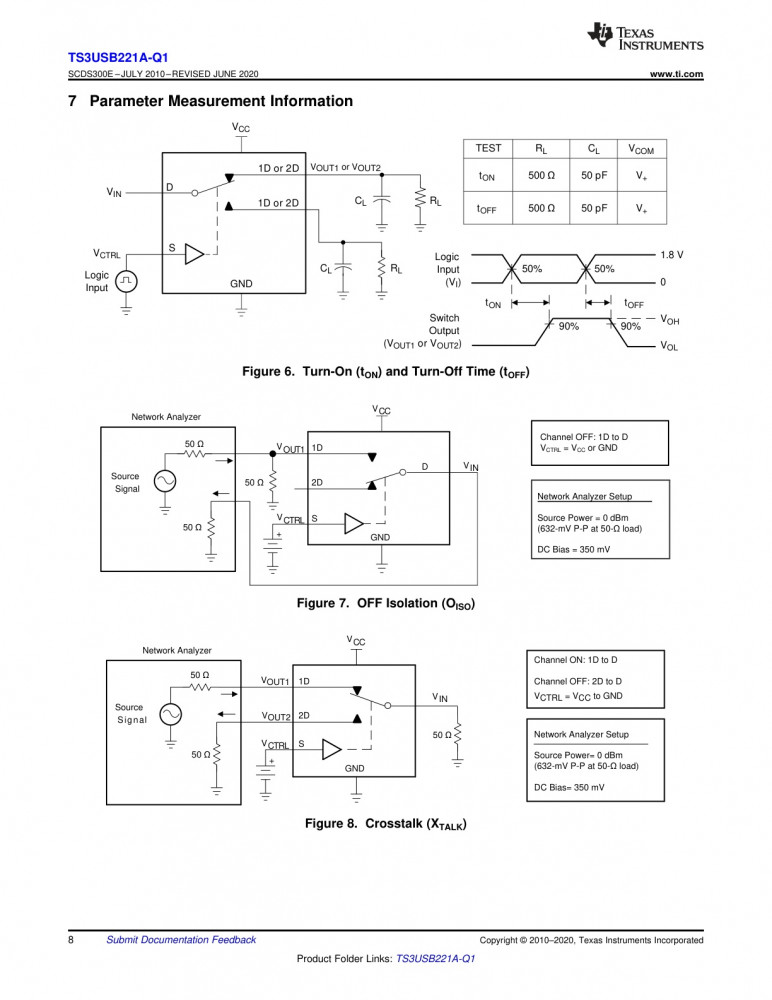 TS3USB221A-Q1 datasheet page 8