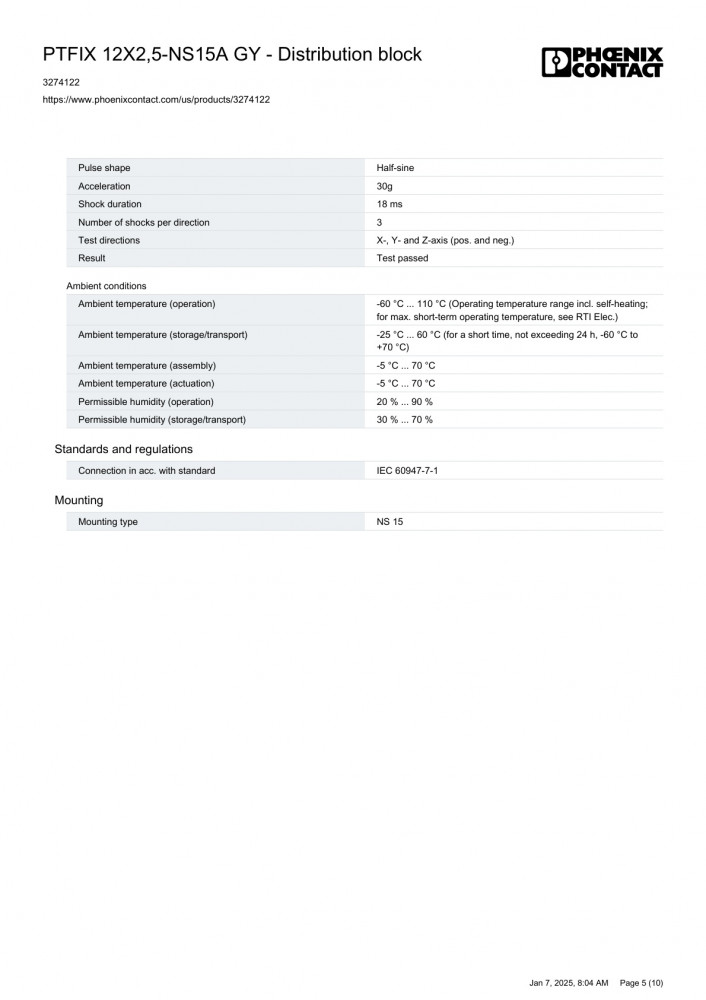 Phoenix Contact 3274122 datasheet page 5