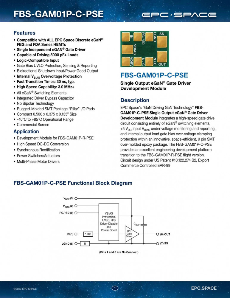 FBS-GAM01P-C-PSE datasheet page 1