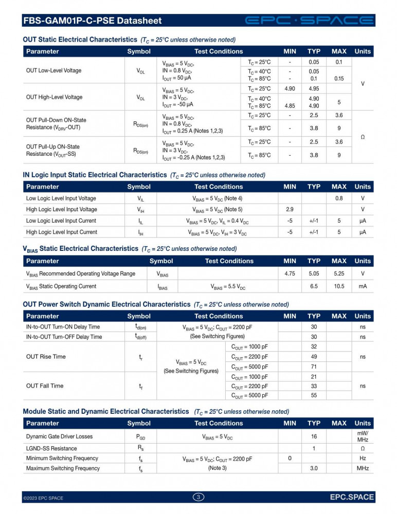 FBS-GAM01P-C-PSE datasheet page 3
