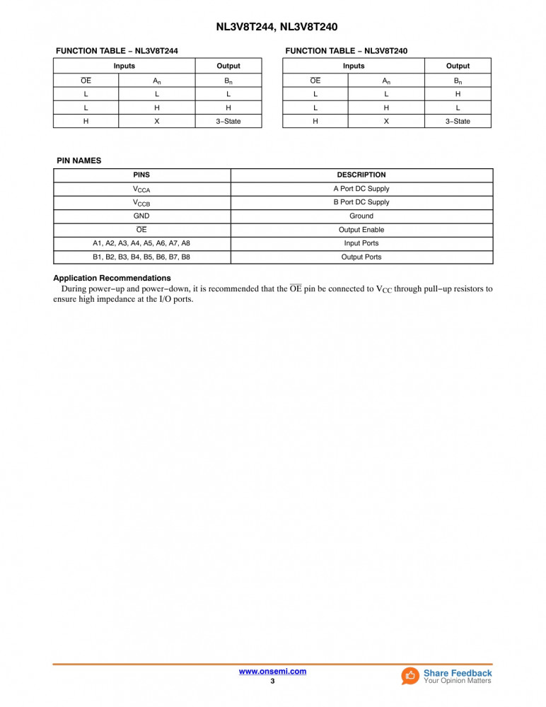 NL3V8T244 datasheet image, page 3