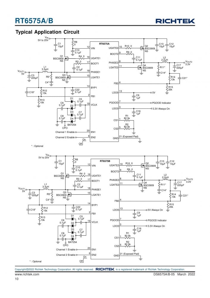 RT6575AGQW datasheet page 10