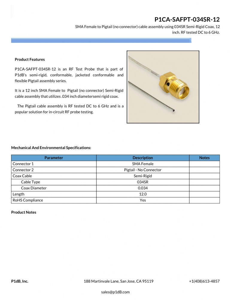 Product documentation image for P1CA-SAFPT-034SR-12