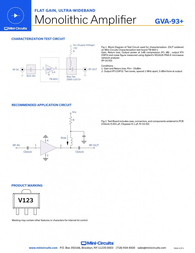 GVA-93+ datasheet page 4