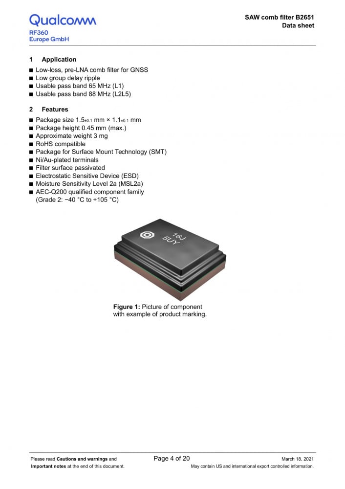 B39162B2651P810 datasheet page 4