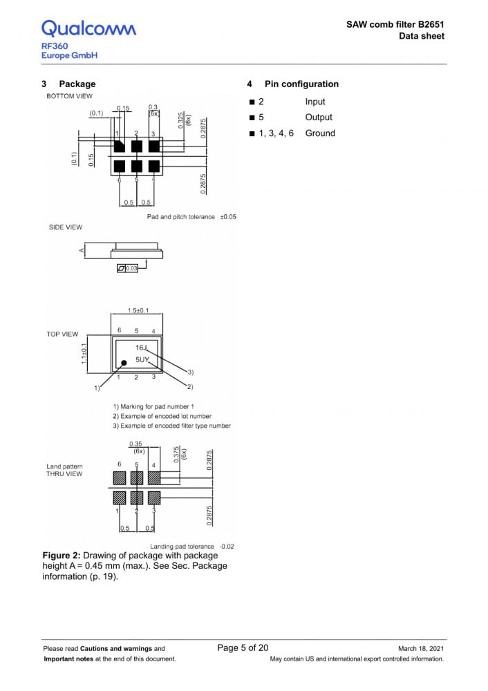B39162B2651P810 datasheet page 5