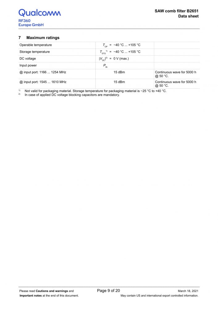 B39162B2651P810 datasheet page 9