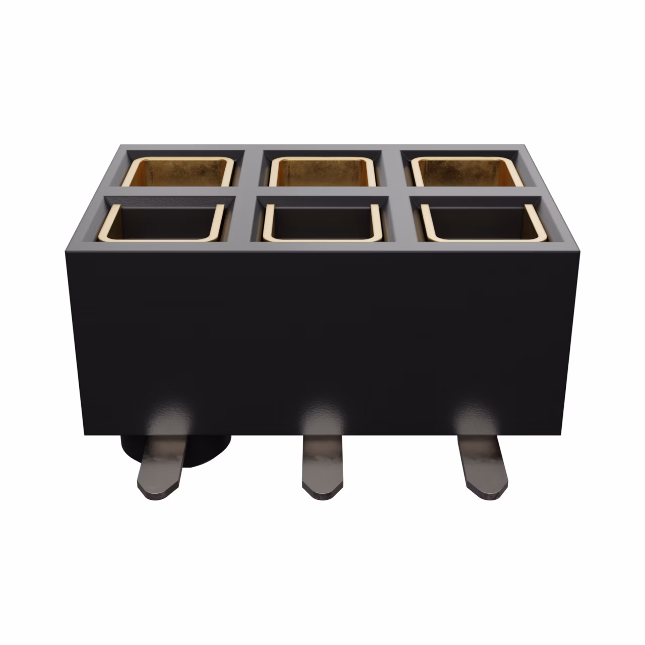 2.00mm Pitch Milli-Grid Receptacle, Surface Mount, Bottom Entry, 0.13µm Gold (Au) Plating, 6 Circuits, with Peg, Tube, Lead-Free for sale