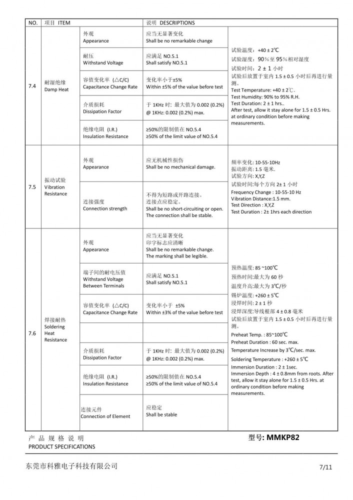 KYET approval specification page 7