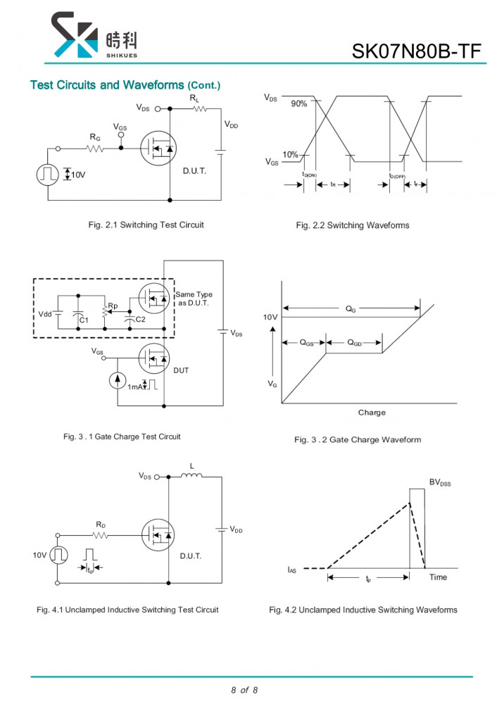 SK07N80B-TF datasheet page 8