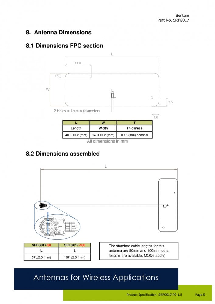 SRFG017-100 datasheet page 5