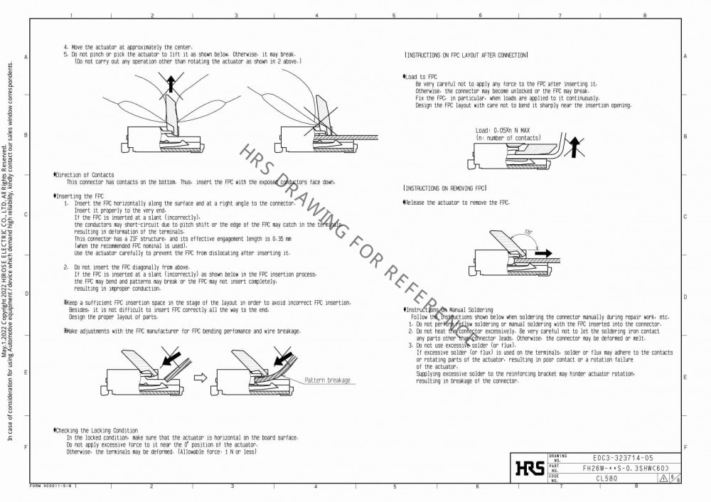 HRS FH26W drawing page 6