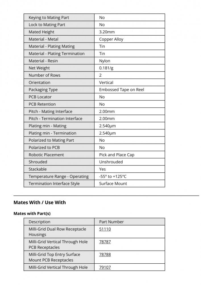 MOLEX 877590883 technical document page 3
