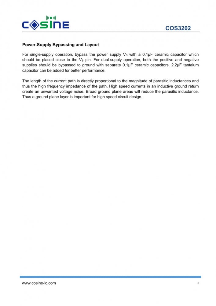 COS3202 datasheet page 8