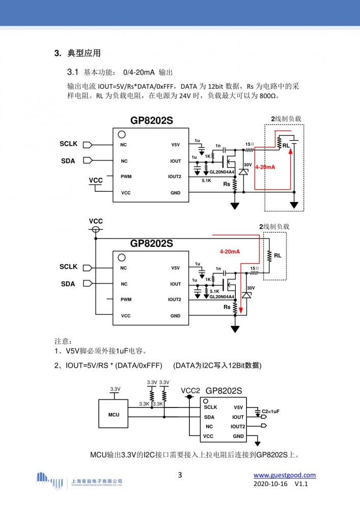 GP8202S datasheet page 3
