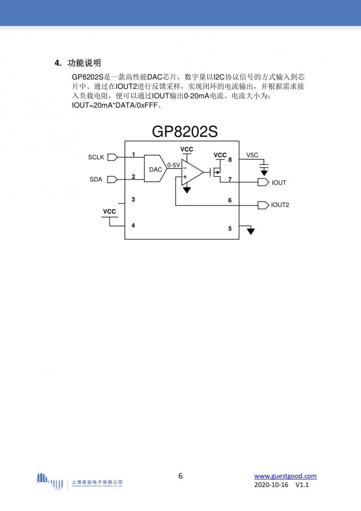 GP8202S datasheet page 6