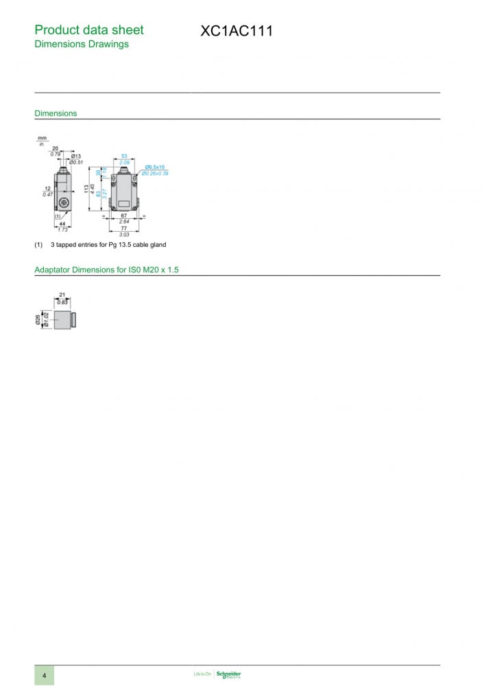 XC1AC111 documentation page 4