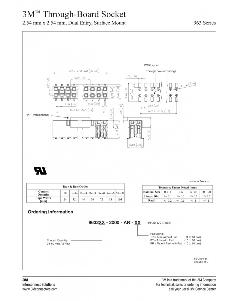 3M 963210-2000-AR-PR technical document page 2