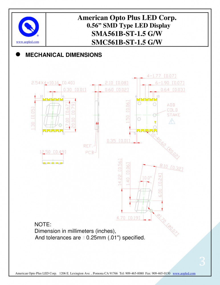 SMA561B-ST-1.5 G/W datasheet page 3