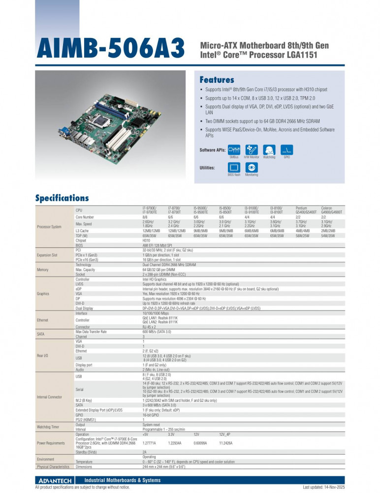 AIMB-506 technical document page 1