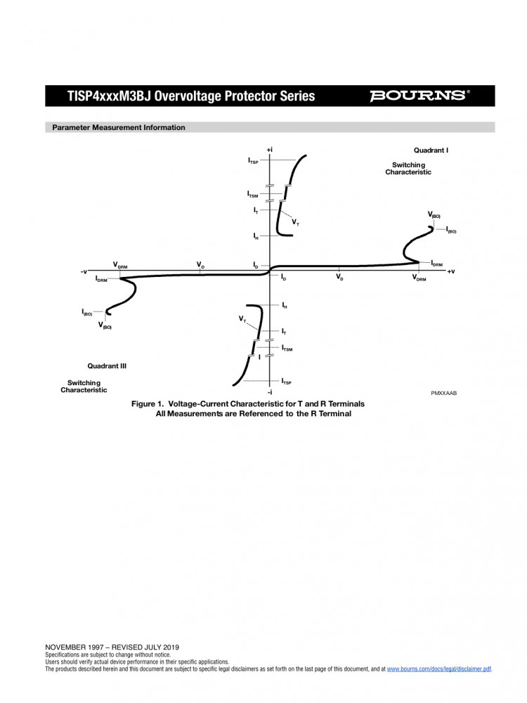 TISP4265M3BJ datasheet page 5